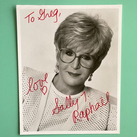 Autograph | Other | Sally Jessy Raphael Signed Inscribed Photo 8x Bw Tv And Radio Talk Show Host ...